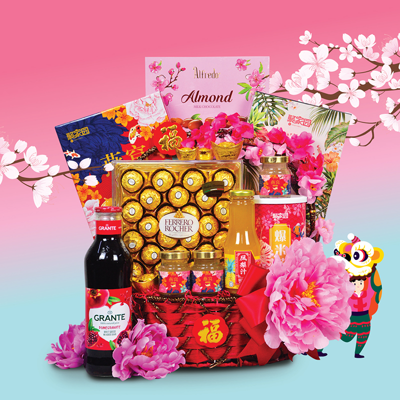 Chinese New Year Hamper - BHC2 Halal By Hamper Malaysia - Hamper Malaysia